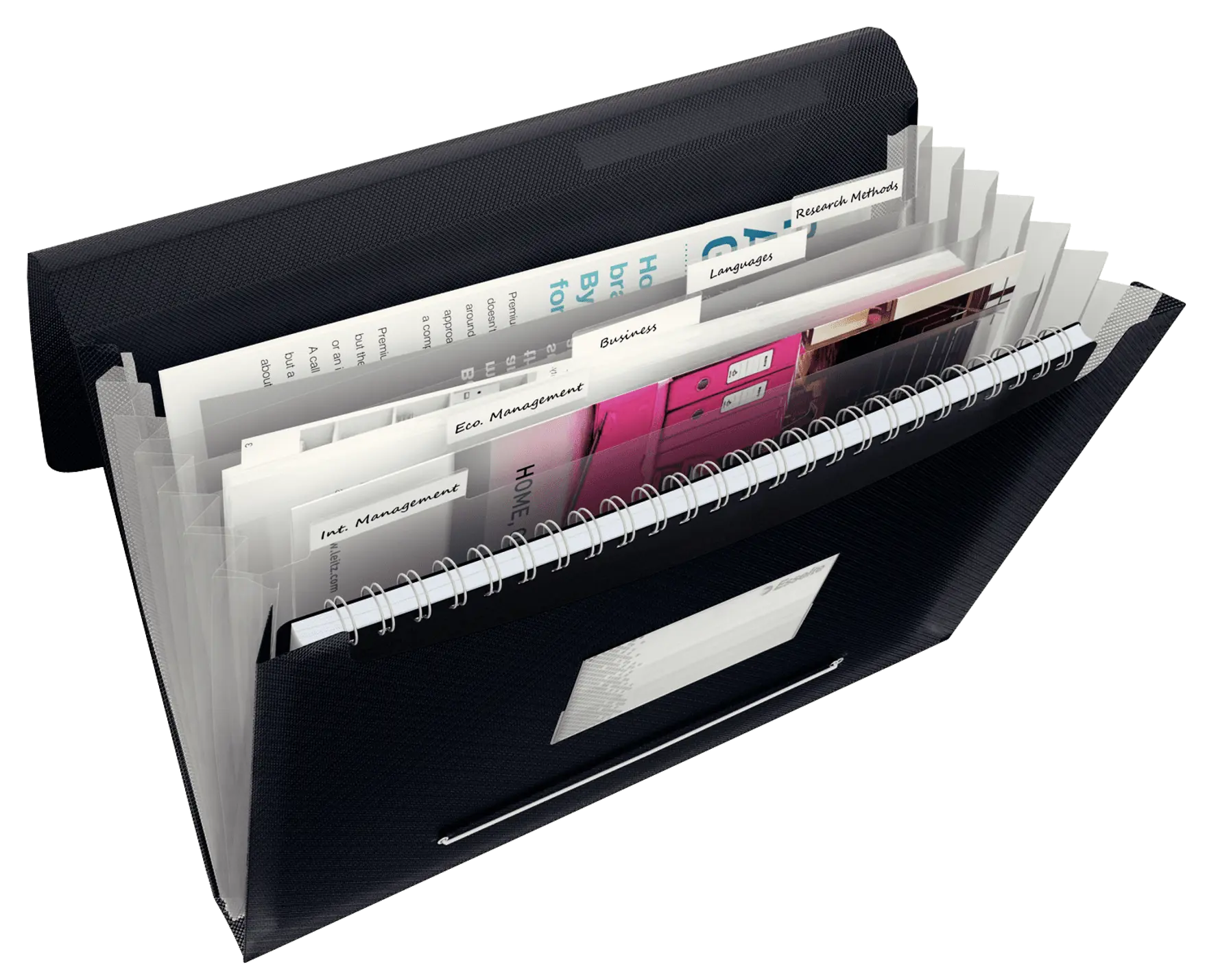 Esselte VIVIDA Expanding Concertina File, translucent - Expanding Files ...