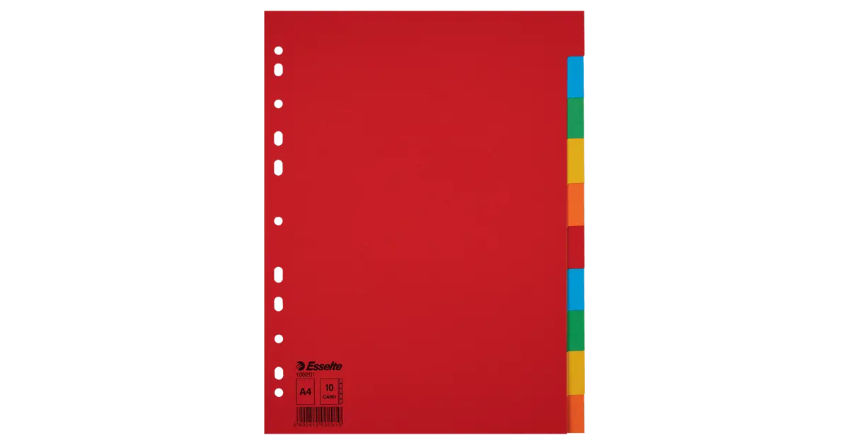 Esselte Divider, Cardboard, A4 | ESSELTE