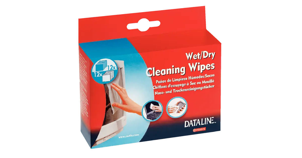 Cleaning Wipes – Wet/Dry for Screen Cleaning | ESSELTE