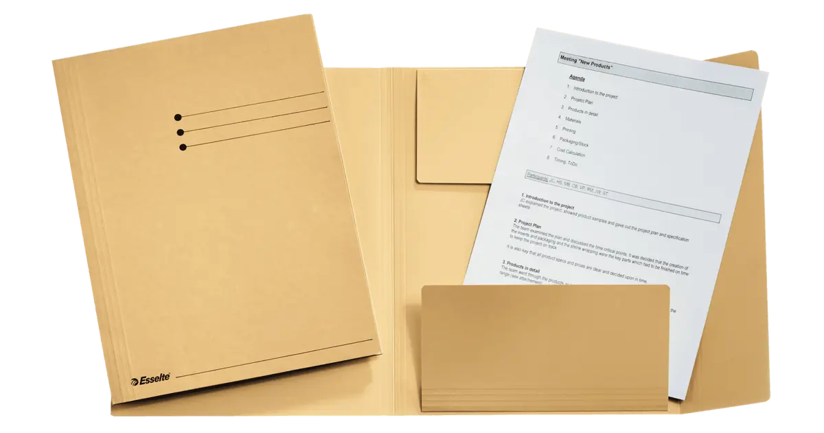 Esselte manilla 3-klepsmap | ESSELTE