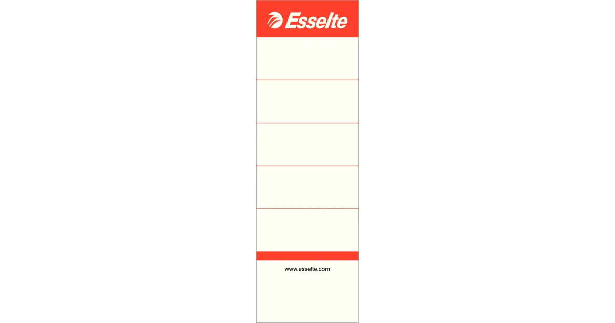 Esselte Spine Labels for plastic lever arch files | ESSELTE