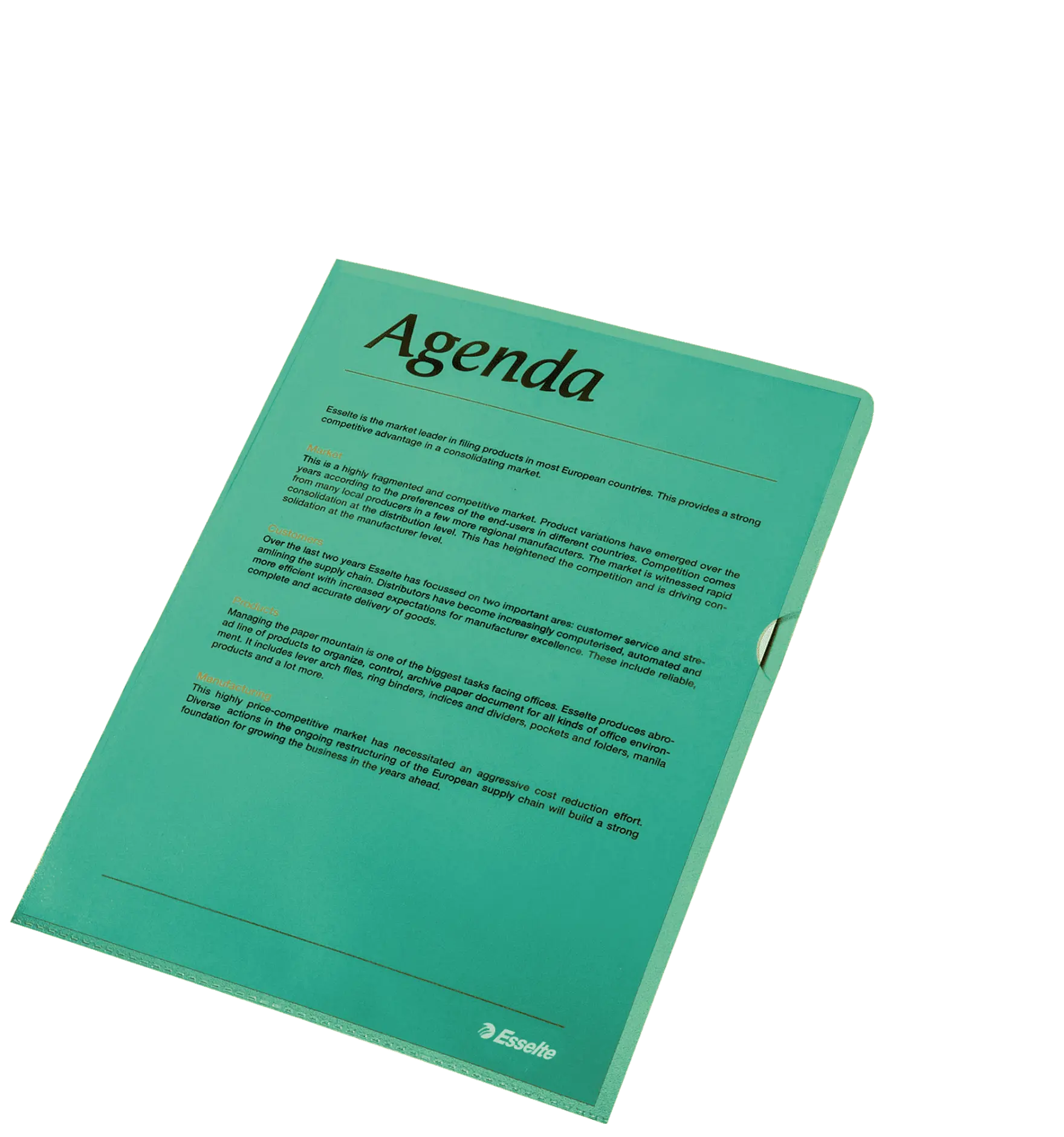 Esselte Quality Folder - Pockets & Folders | ESSELTE