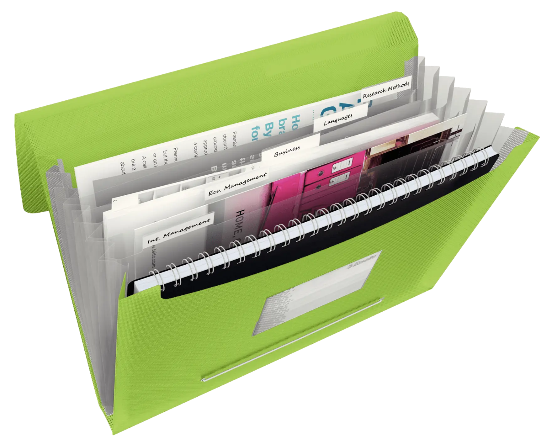 Farde de projets extensible VIVIDA Esselte, translucide - Fardes de ...