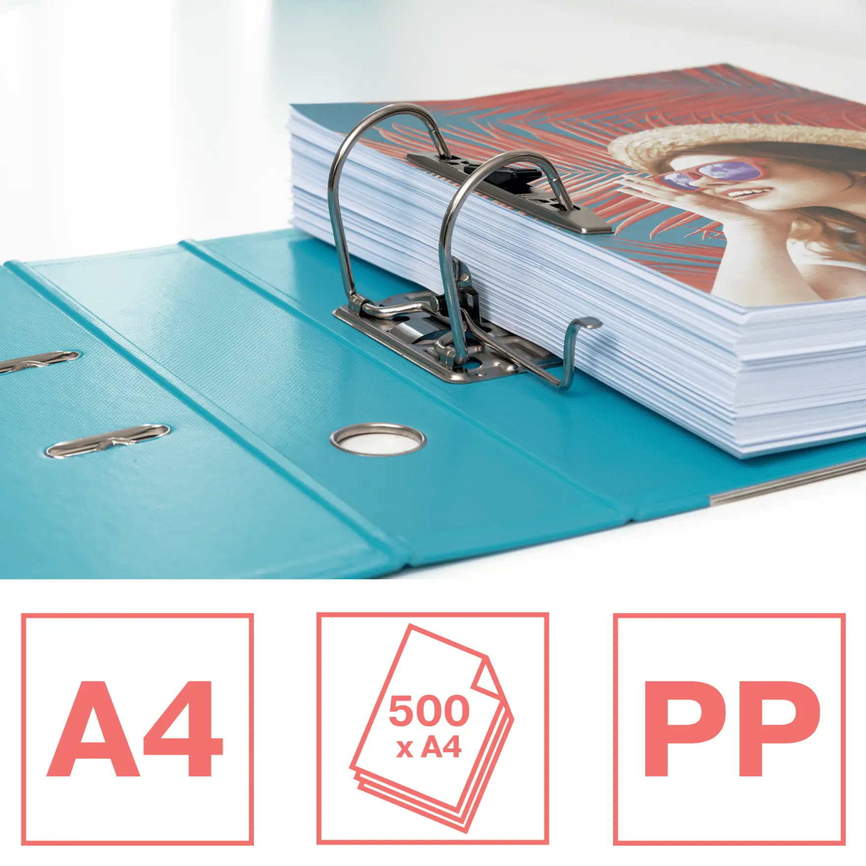 Esselte Colour'Breeze Lever Arch File PP | ESSELTE