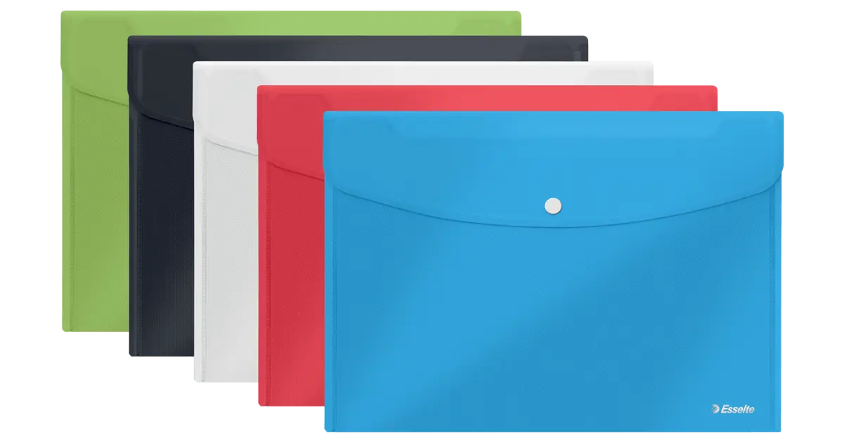 Sobre portadocumentos Esselte VIVIDA A4/folio de PP | ESSELTE