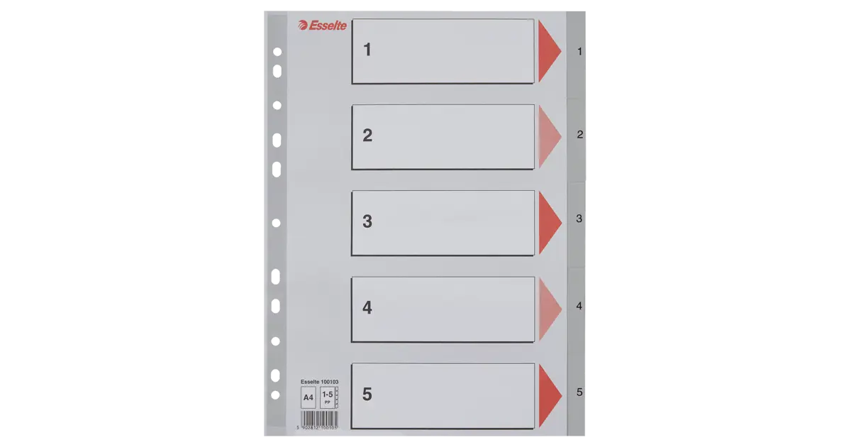 Esselte Index, PP, A4 | ESSELTE