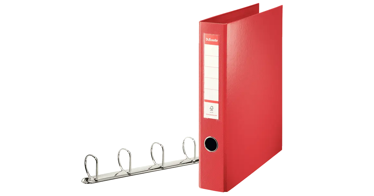 Esselte Standard Ring Binder, 30% pre-consumer recycled PP foil | ESSELTE