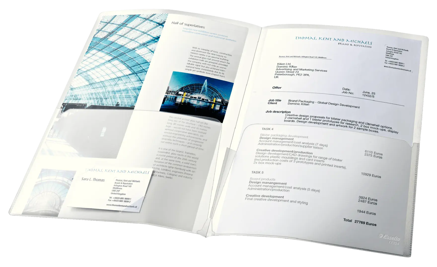 Twin Folder Esselte A4 | ESSELTE