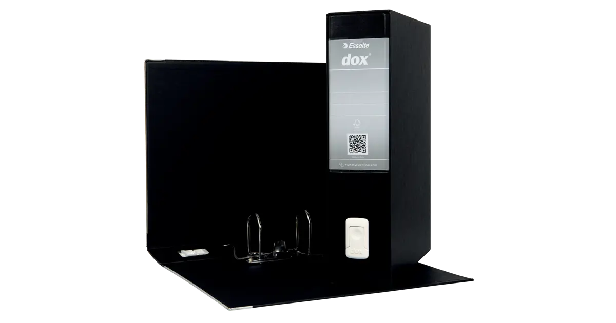 Archivador de palanca Rexel Dox 2 A4 color negro | ESSELTE