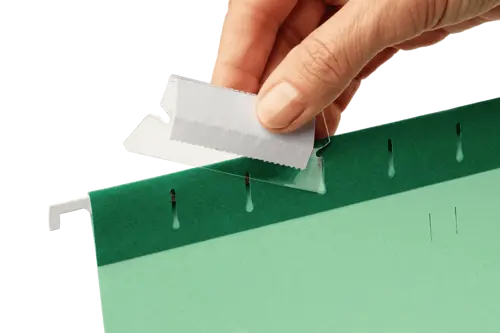 Esselte Classic label holders with Labels for Suspension Files | ESSELTE